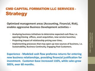 Cmd capital formation services 2013 | PPT