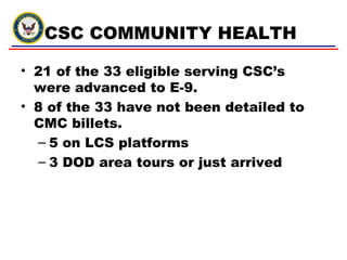 Cmdcm garrison brief | PPT