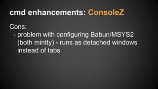 Cmd or not to cmd? | PPTX