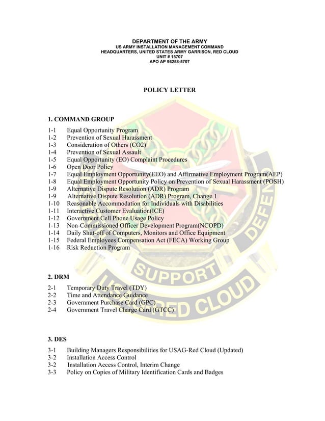 Command Policy Series | PDF