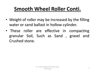 Types Of Roller Used For Construction | PPTX | Geology | Science