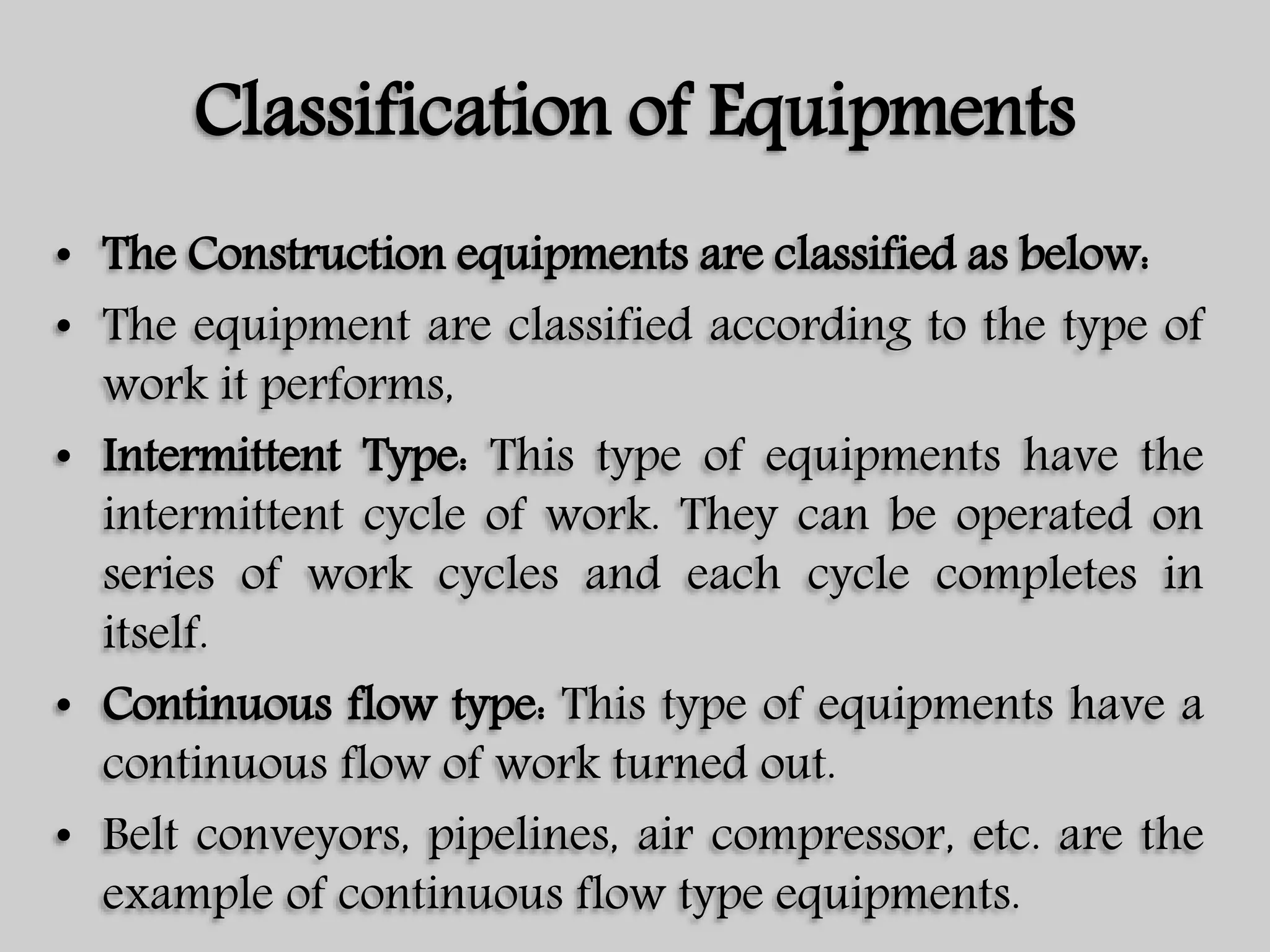 Construction Management & Equipments | PPTX