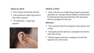 Clinical features of Ear nose and throat | PPTX