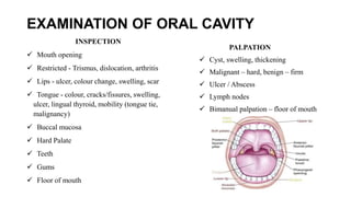 Clinical features of Ear nose and throat | PPTX