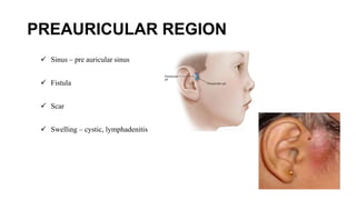 Clinical features of Ear nose and throat | PPTX
