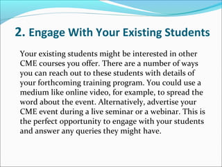 Continuing Medical Education (CME) Importance, Need and Benefits | PPT