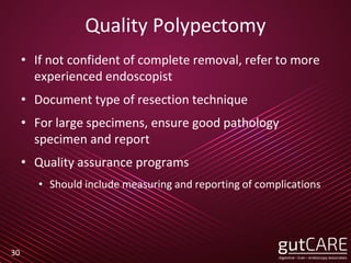 Endoscopic Removal of Colorectal Lesions | PPT