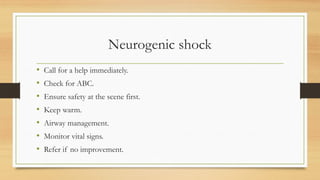 Introduction to a medical shock with simple management | PPT