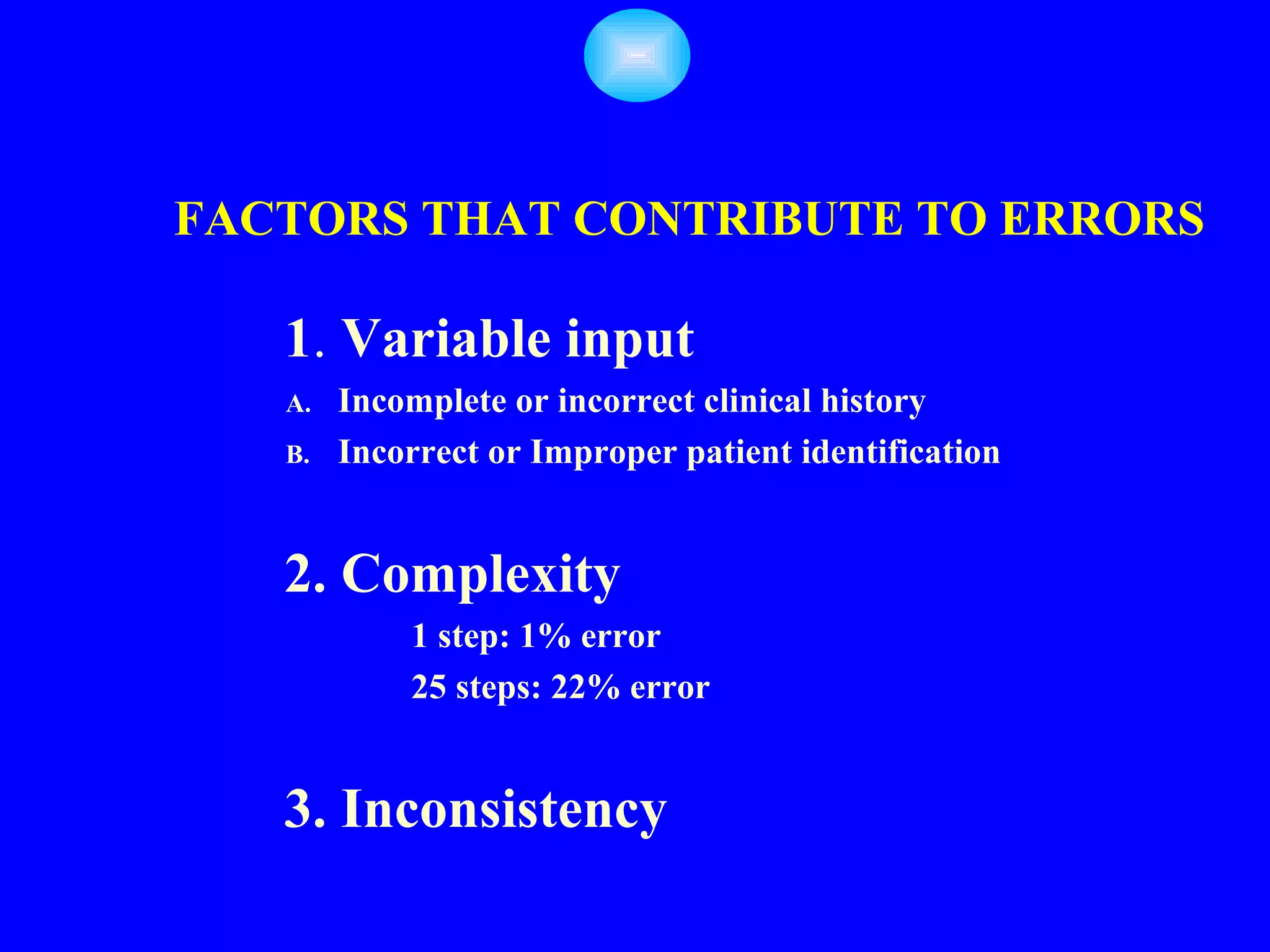 Defining Errors and Error Reduction in Pathology Laboratory: Revisited ...