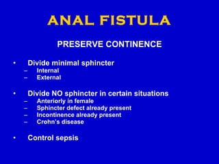 Evaluation of Complex Anal Fistula - EUA, EUAS OR MRI? | PPT