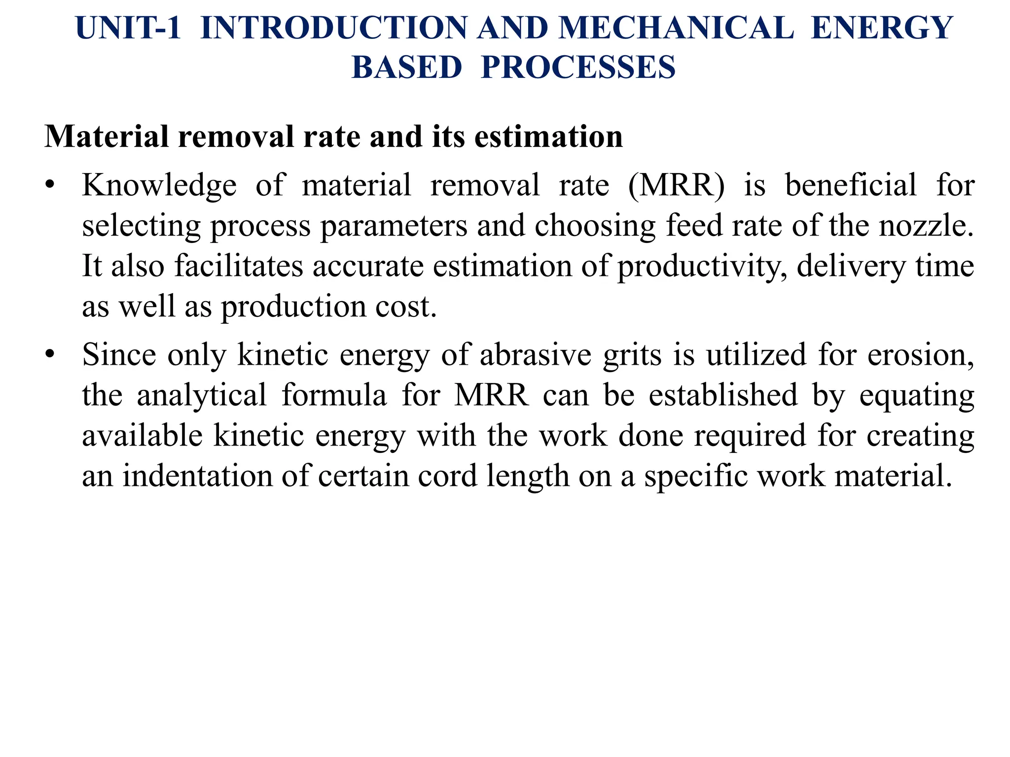 Non traditional Machining process- Vth sem | PPT