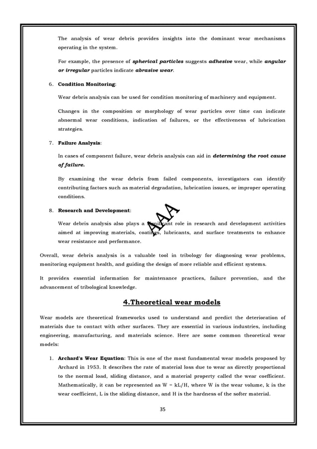 CME397 SURFACE ENGINEERING (ANNA UNIVERSITY REGULATION 2021) FULL NOTES ...