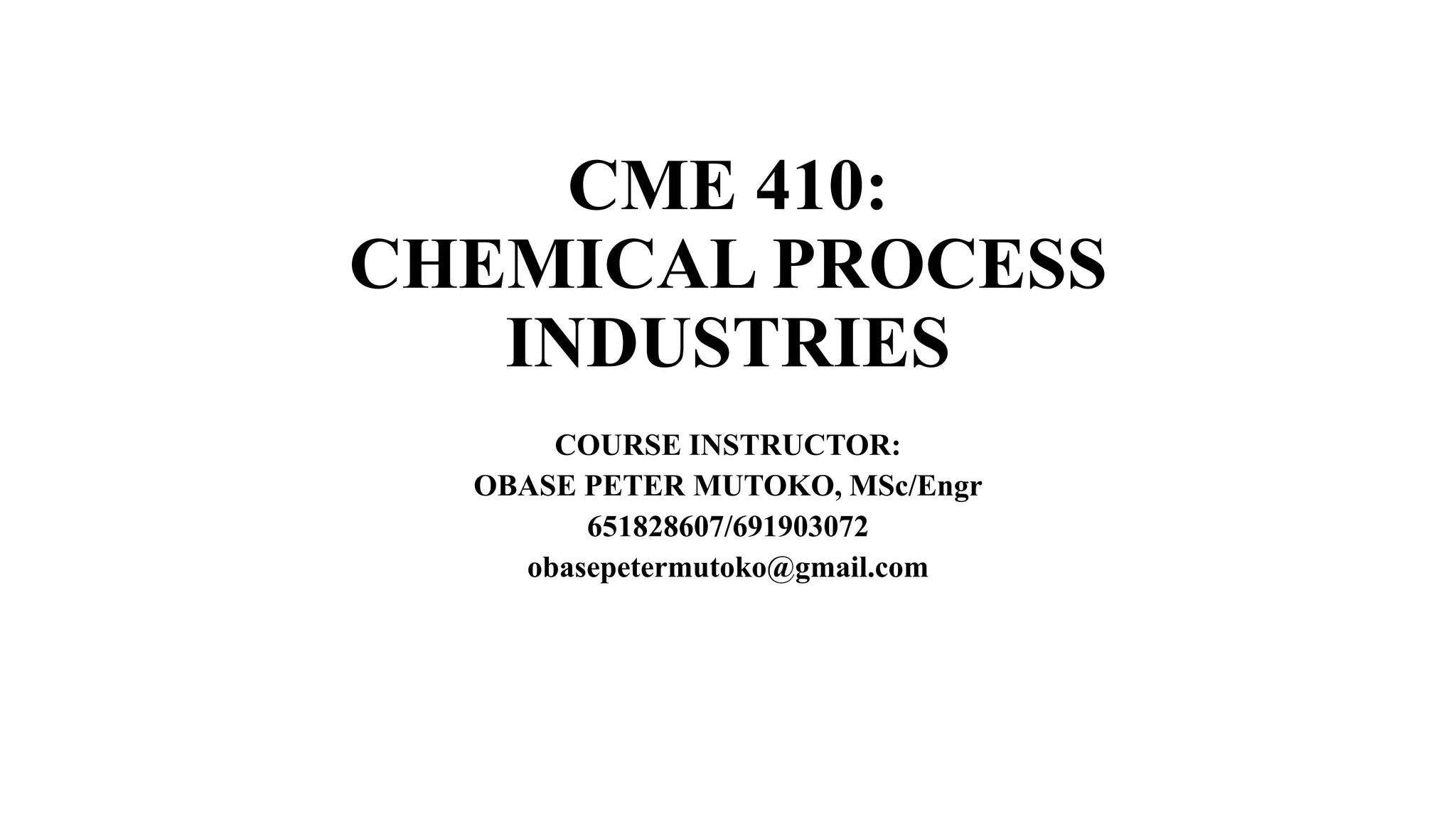 Introduction to chemical process industry.pptx