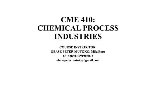 Introduction to chemical process industry.pptx
