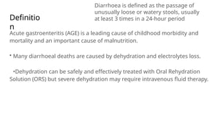 Continuous medical education Acute gastroenteritis | PPTX