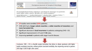 Compwte mesocolic excison and central vascular ligation | PPTX