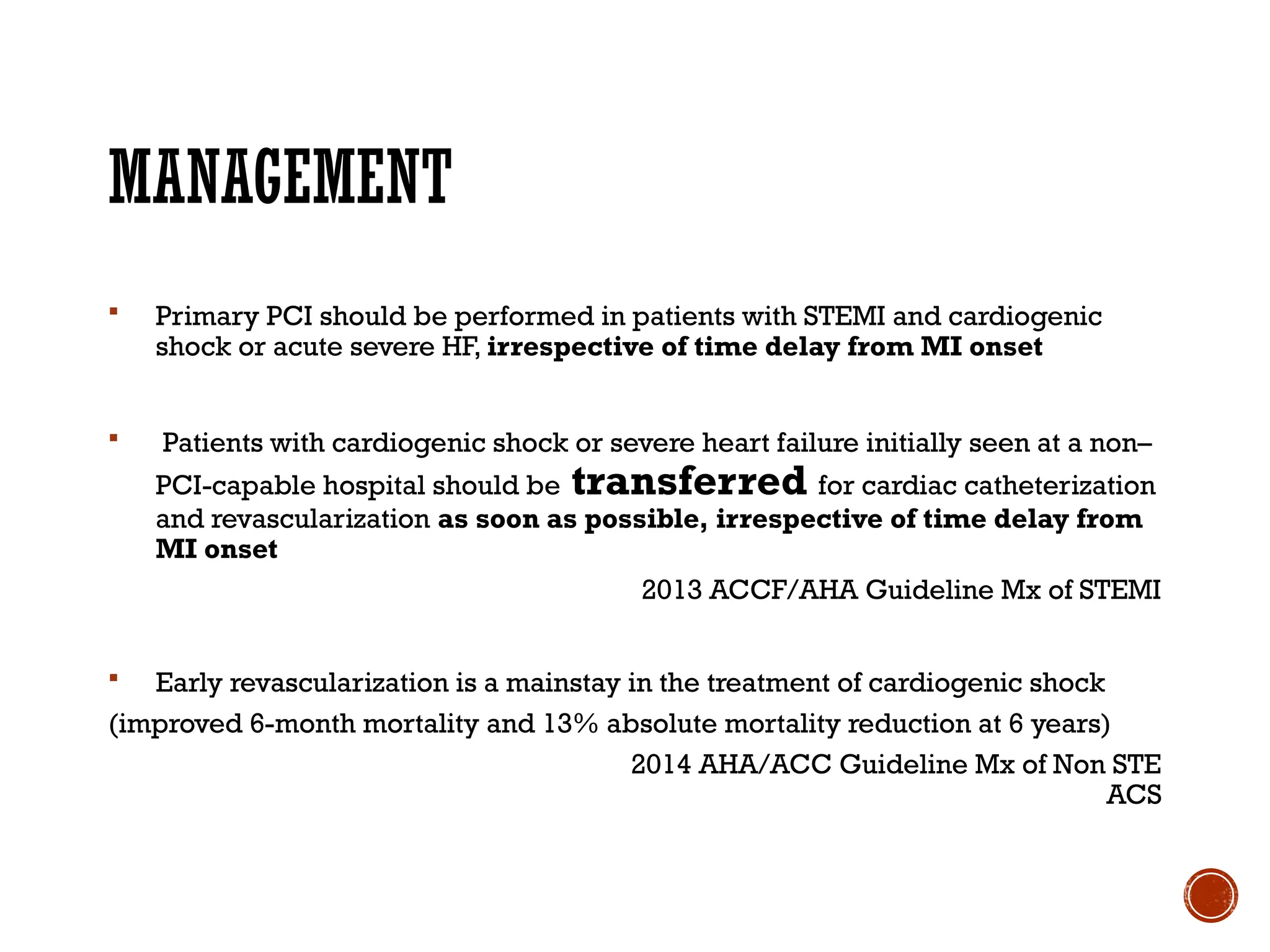 Slide cardiogenic shock(diagnosis, causes and management) - .pptx