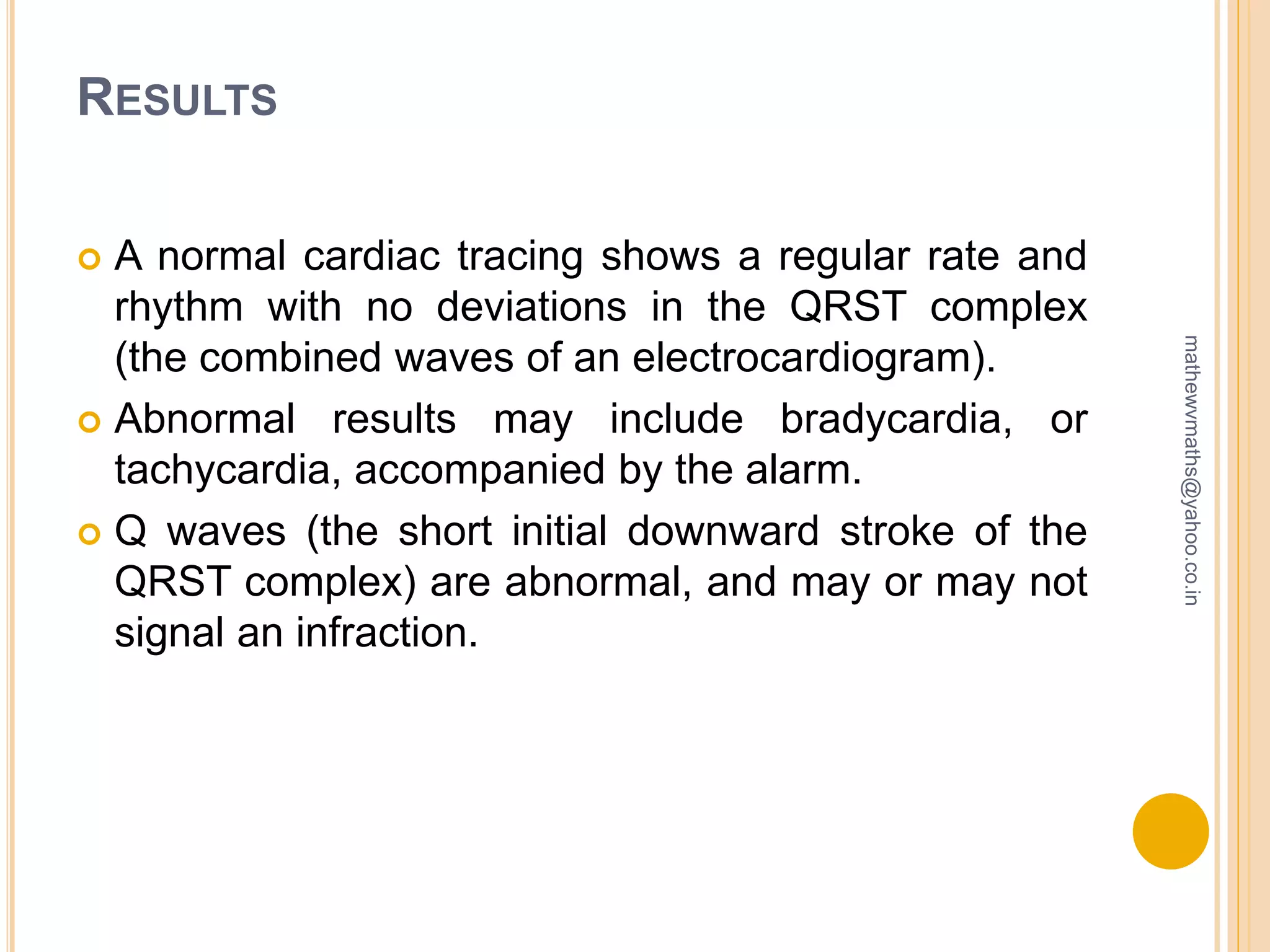 Cardiac monitoring & ECG | PPTX