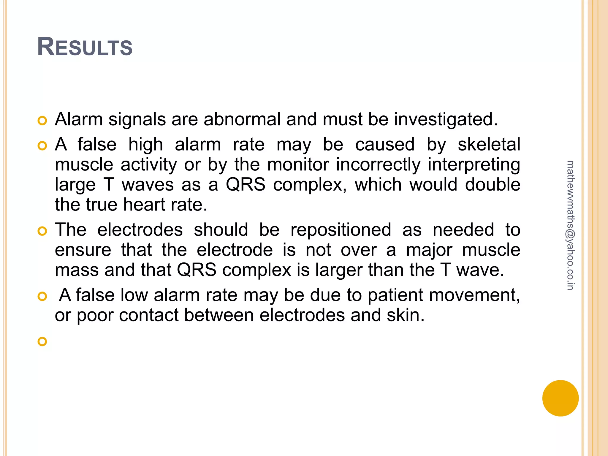 Cardiac monitoring & ECG | PPTX