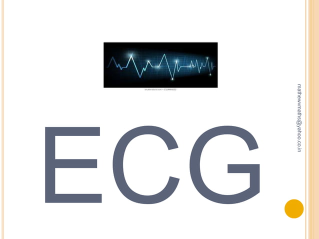 Cardiac monitoring & ECG | PPTX