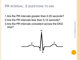 Cardiac monitoring & ECG | PPTX