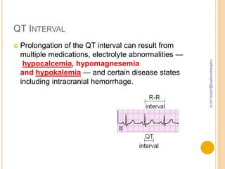 Cardiac monitoring & ECG | PPTX