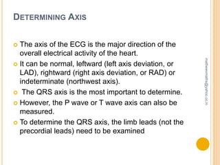 Cardiac monitoring & ECG | PPTX