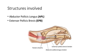 CME De Quervain Tenosynovitis hand ortho | PPTX