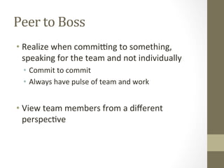 I'm a Team Lead, Now What? | PDF