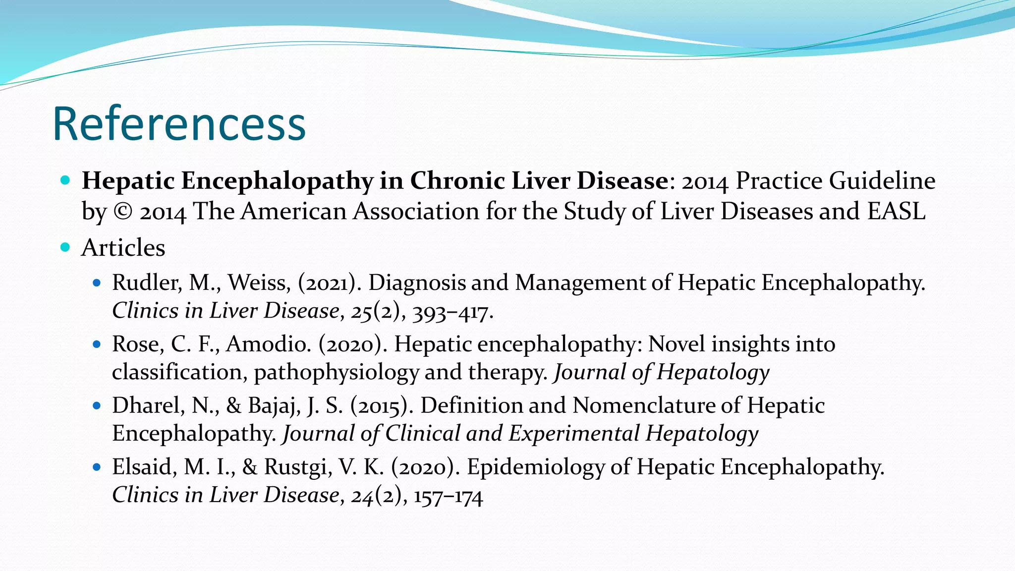 Hepatic encephalopathy | PPTX