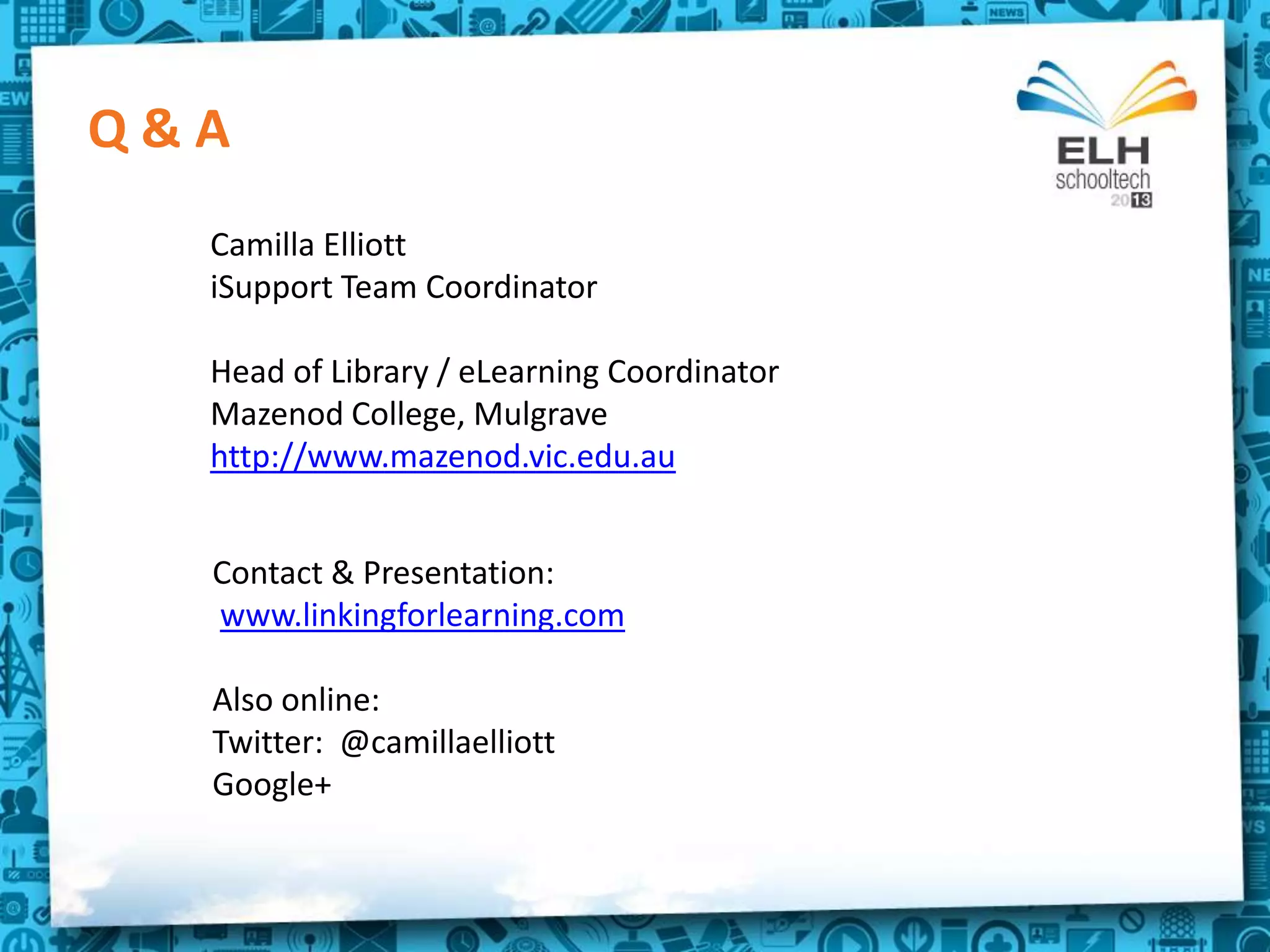 Student ICT leadership: tapping into the talent | PPTX | Professional School | Postgraduate ...