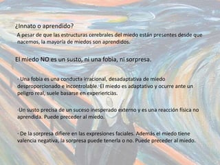 condicionamiento miedo psicologia | PPTX
