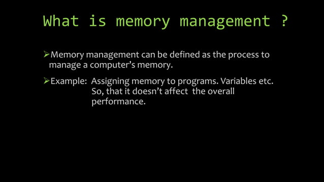 C++ MEMORY MANAGEMENT.pptx/ kbibuvvw veovn nveknev ovne onv | PPT