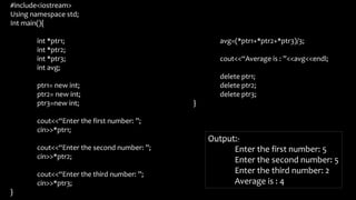 C++ MEMORY MANAGEMENT.pptx/ kbibuvvw veovn nveknev ovne onv | PPT