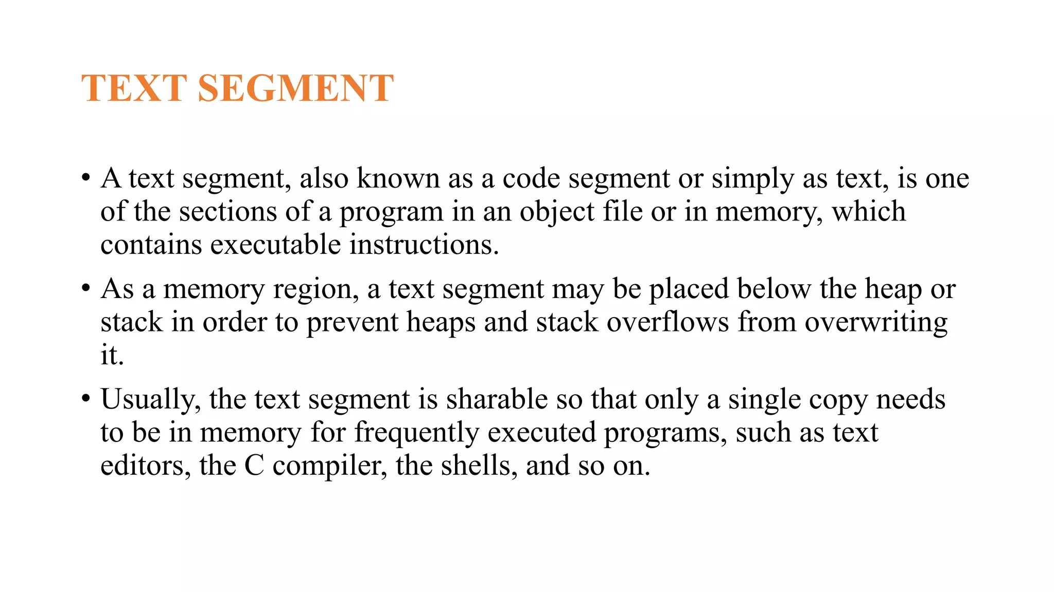 C MEMORY MODEL .pptx C MEMORY MODEL .pptx