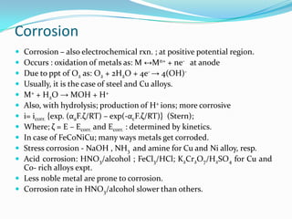 Electrodeposition and Corrosion Mechanism on FeCoNiCu/Cu Quaternary ...