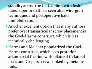 classification and managenement of paediatric craniocervical junction ...