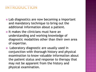 Cme on diagnostics dr.saranya | PPTX