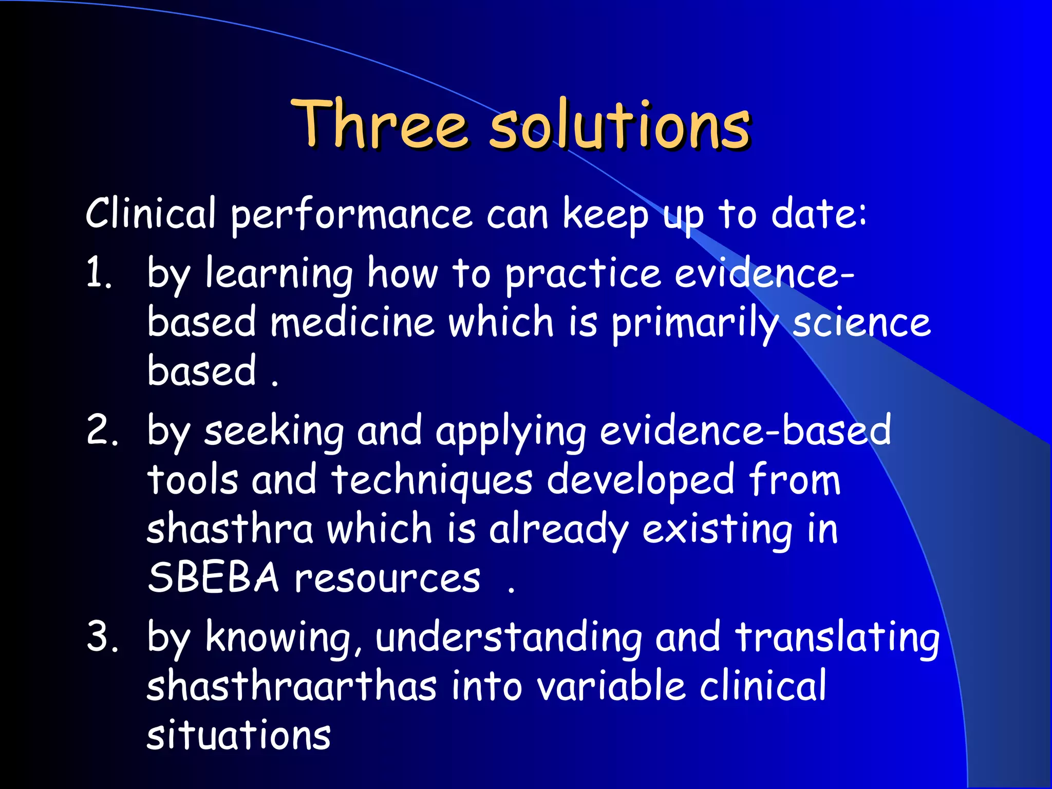 CME On Science Based Evidence Based Paediatric practice | PPT