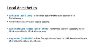 Local anaesthesia and facial block | PDF