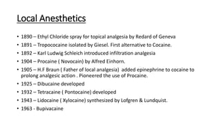 Local anaesthesia and facial block | PDF