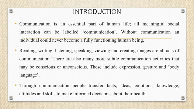 HEALTH COMMUNICATION CME PRESENTATION BY OWONDO THOMAS.pptx | Medical ...