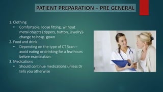 CME presentation Safwan. Preparation for CT scan | PPTX