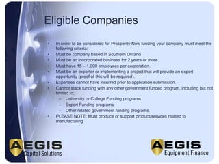 CME Smart Prosperity Now Program Overview | PPT