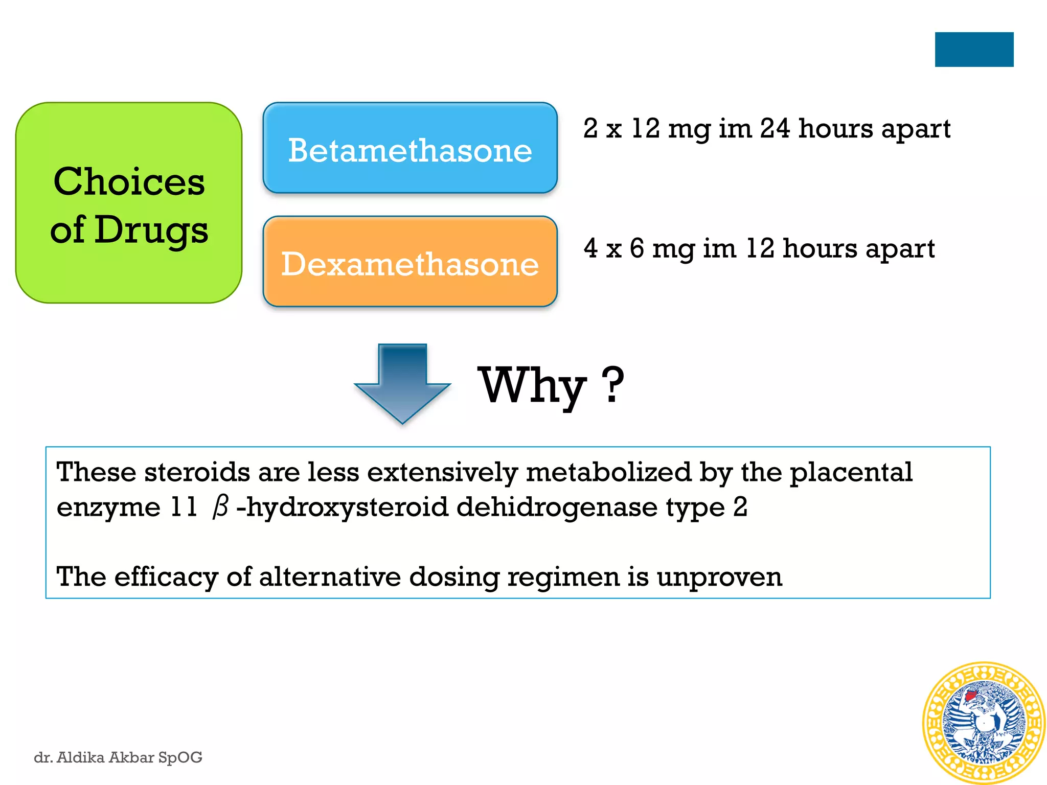 Antenatal Steroid for Preterm Birth | PDF