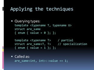 C++ metaprogramming | PPT