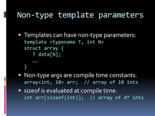 C++ metaprogramming | PPT