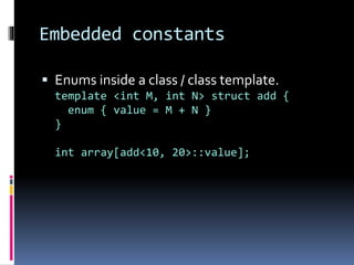 C++ metaprogramming | PPT