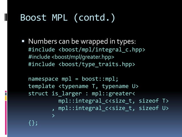 C++ metaprogramming | PPT