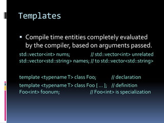 C++ metaprogramming | PPTX